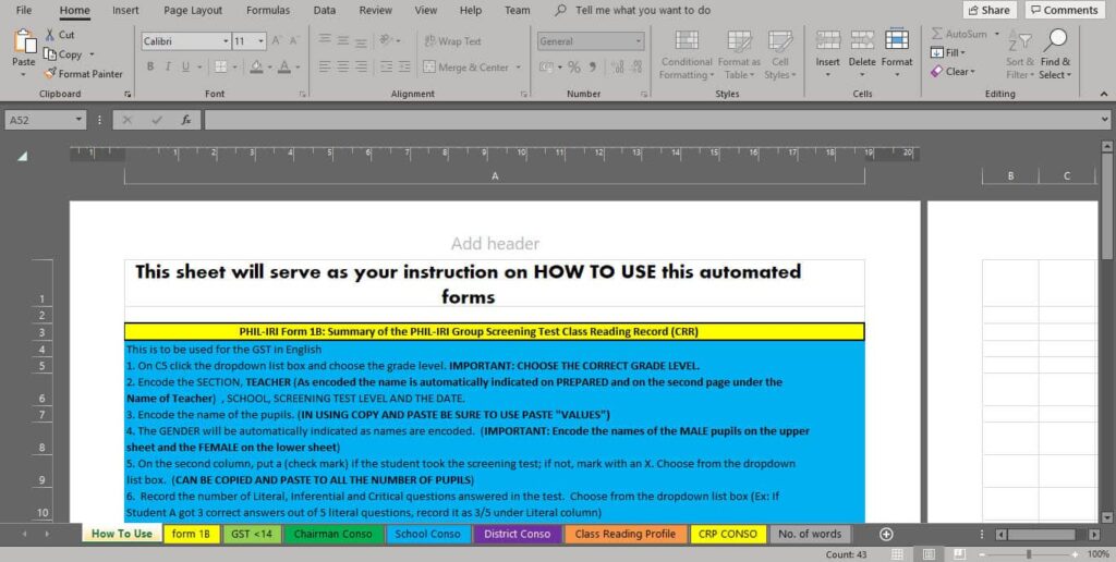 Download Updated Phil-IRI Forms • DepEd Tambayan