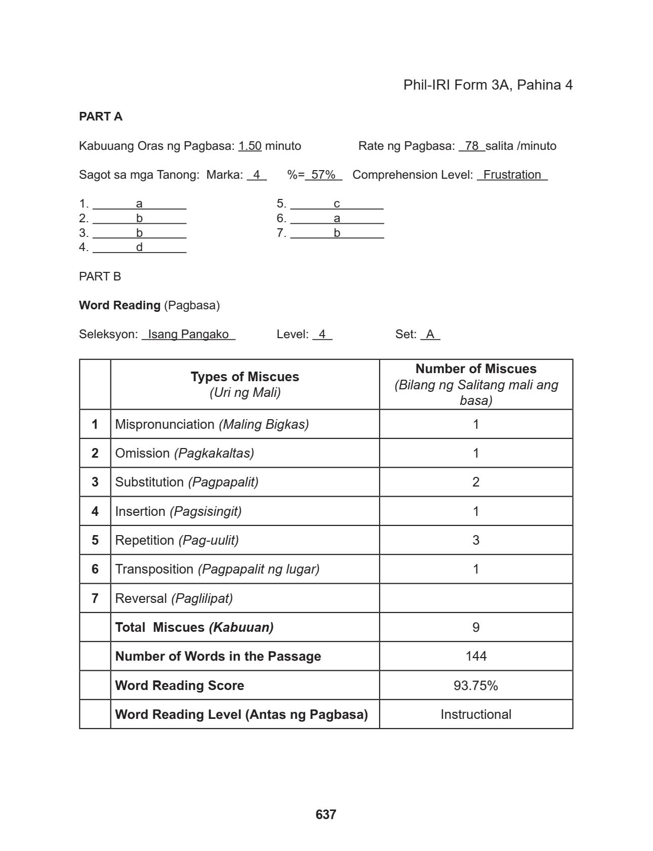 Download Updated Phil-IRI Forms • DepEd Tambayan