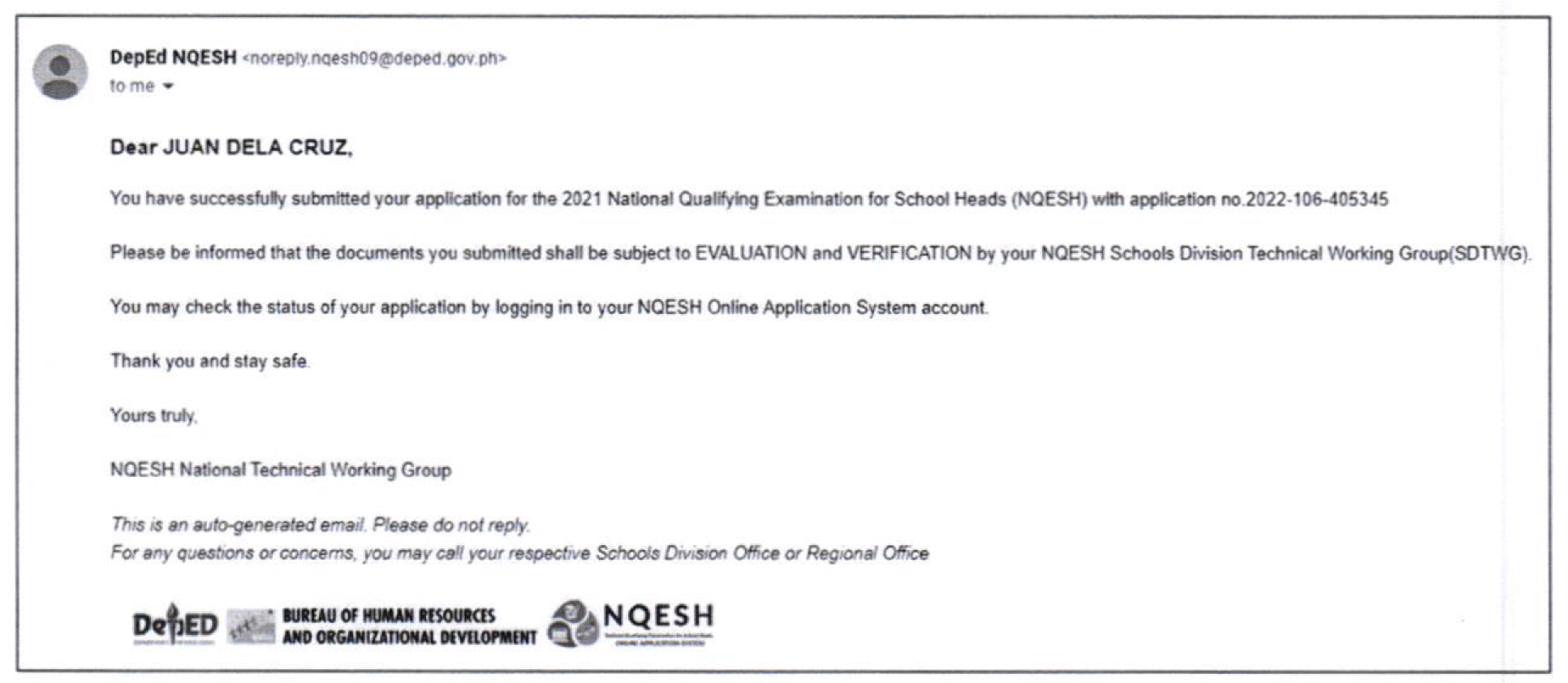NQESH Online Application System User Guide for Applicants • DepEd Tambayan